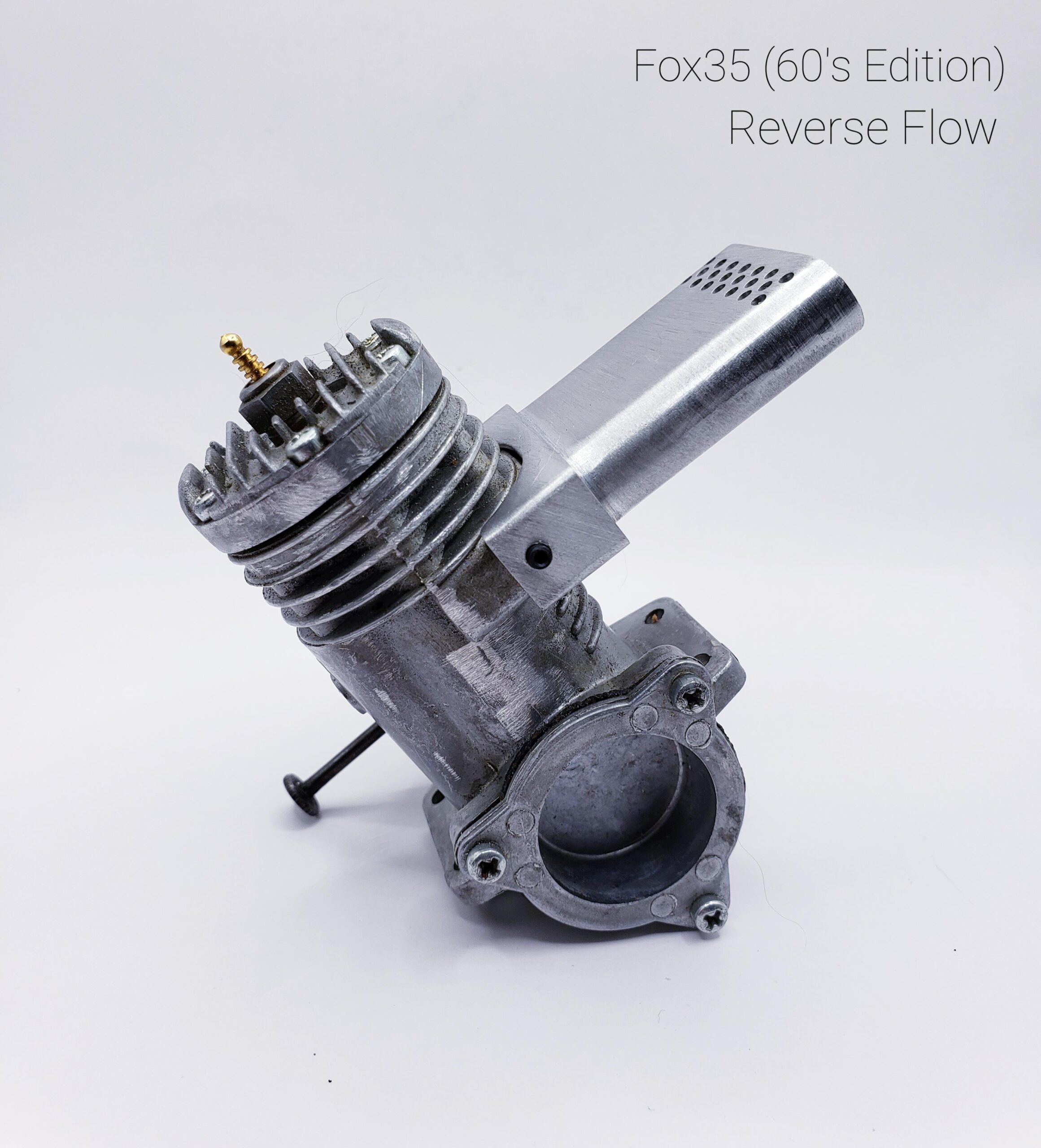 Fox35 (60's) - Reversed Flow Tongue Muffler